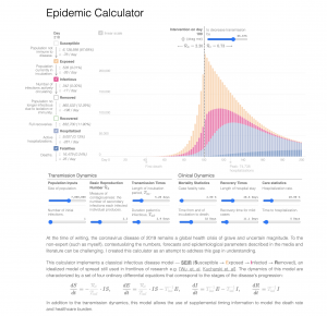 Visual Epidemic Calculator – Computational Legal Studies