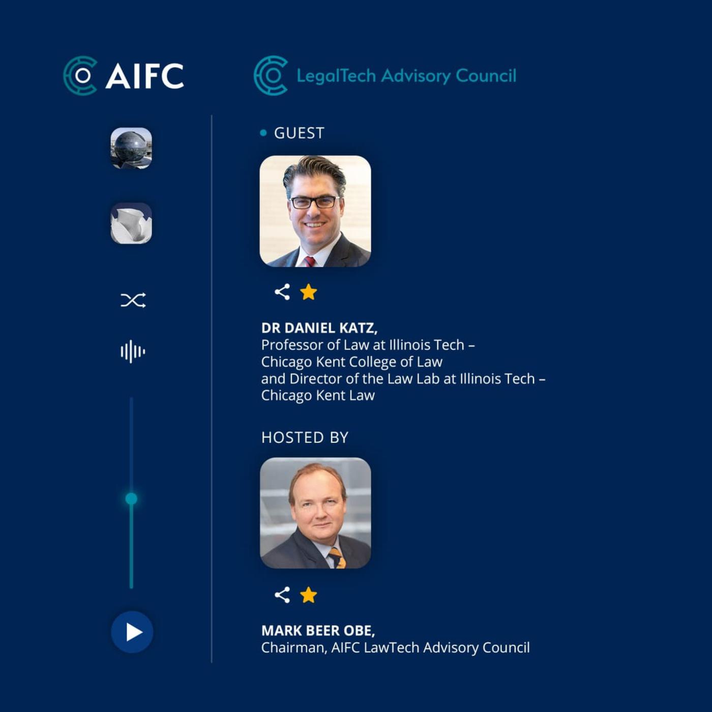 Episode 009 of AIFC LegalTech Podcast – Daniel Martin Katz with Mark ...